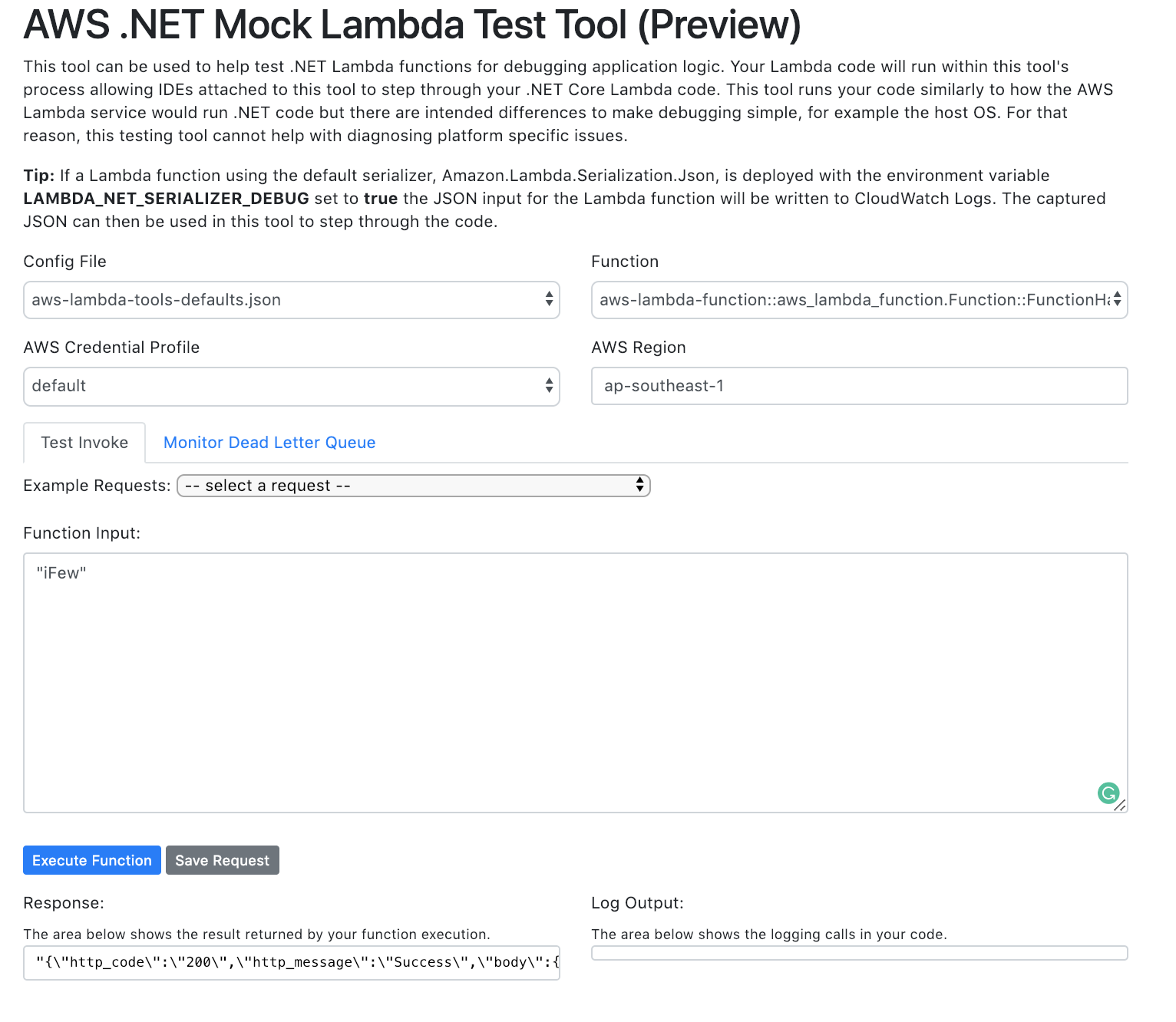ทดสอบ Net Aws Lambda ด้วย Aws Net Mock Lambda Test Tool Few Steps