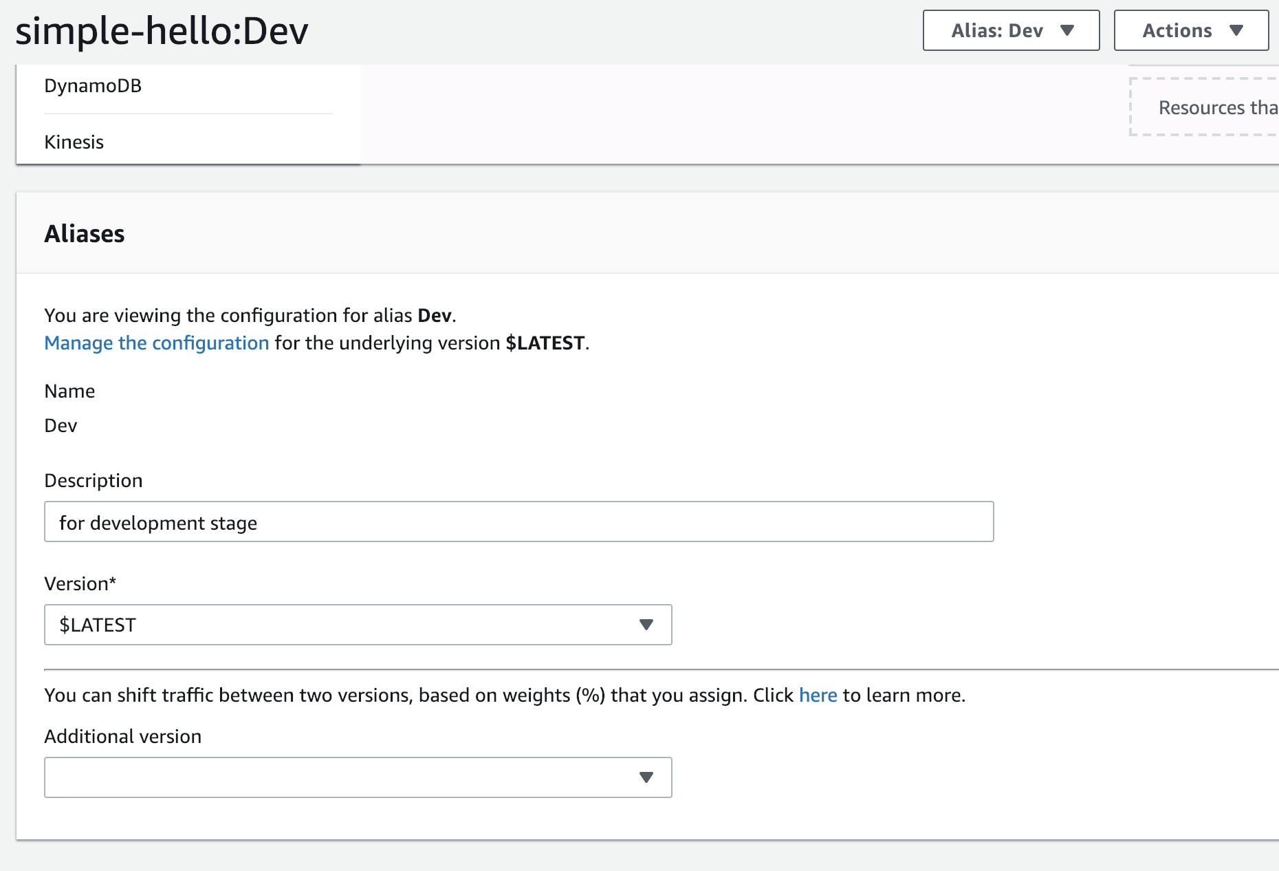 4 วิธีจัดการ Versioning และ Environment ของ AWS Lambda Function โดยไม่ต้องแก้ไขโค้ด | Few Steps ...